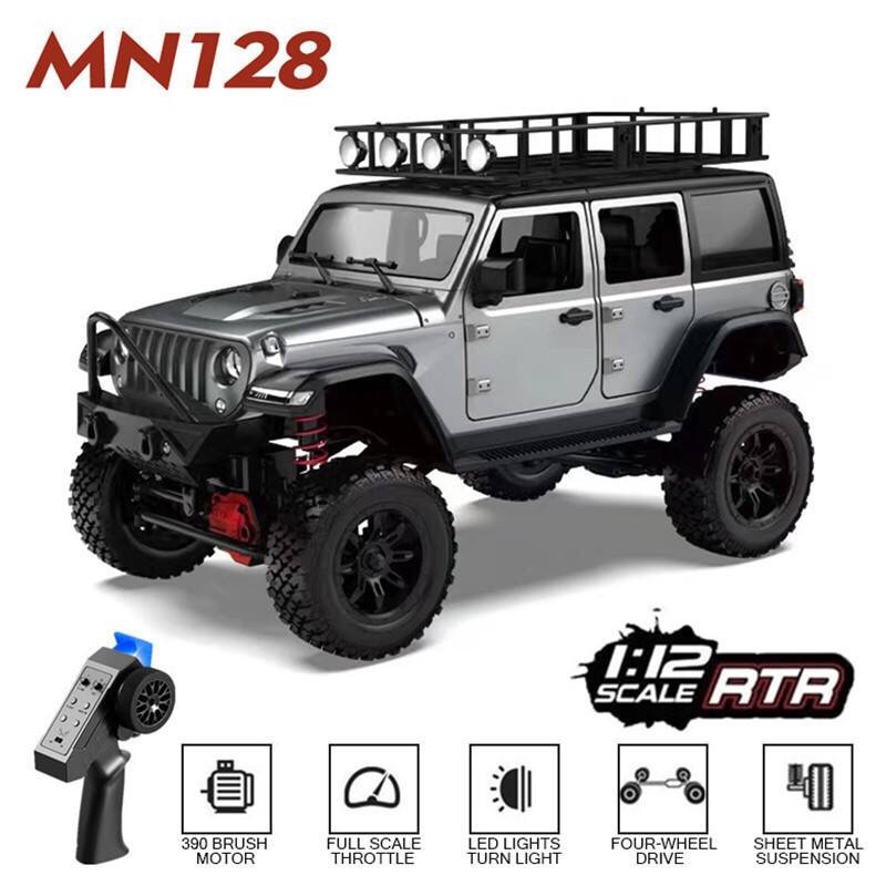 MN128 - Mô hình xe địa hình điều khiển từ xa Jeep wrangler MN 128 RC tỉ ...