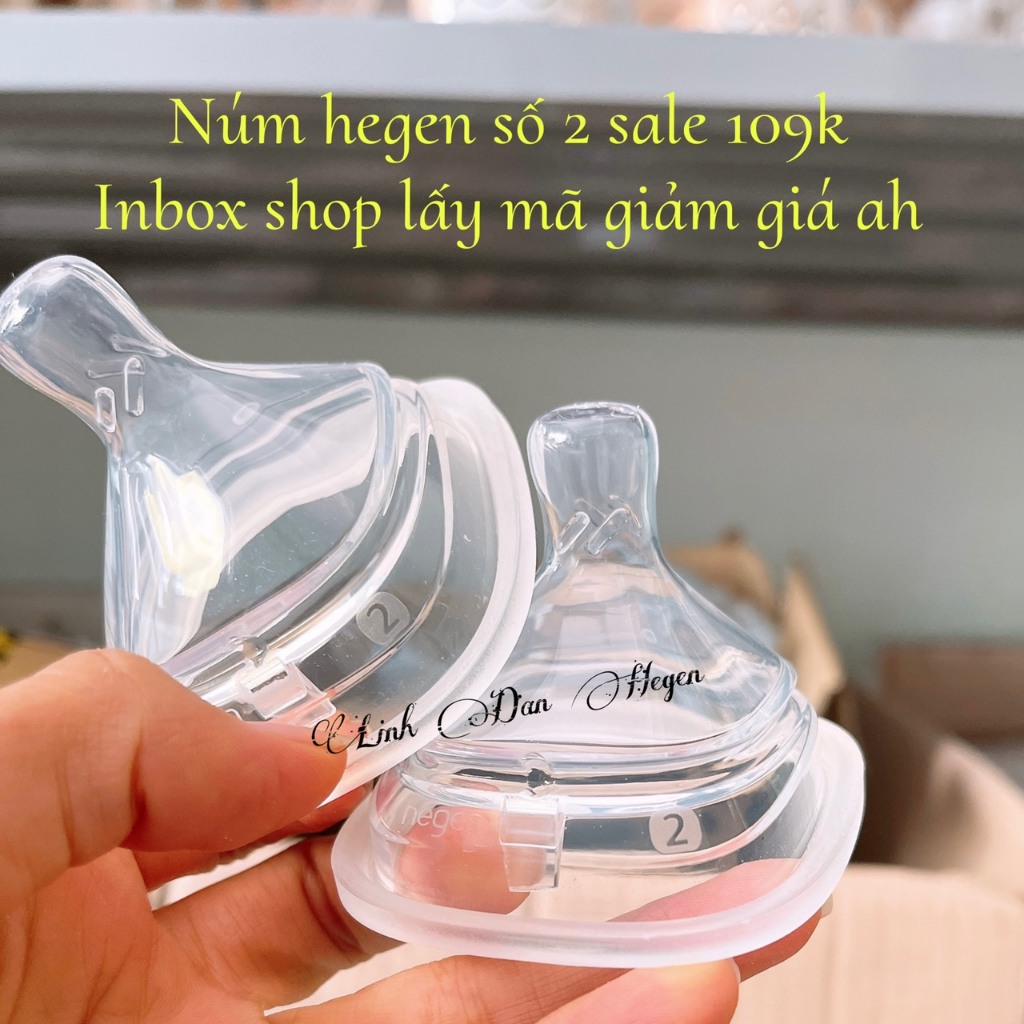 Sale- Núm ti Hegen chính hãng, Núm ti hegen số 0 1 2 3 Y | Shopee Việt Nam