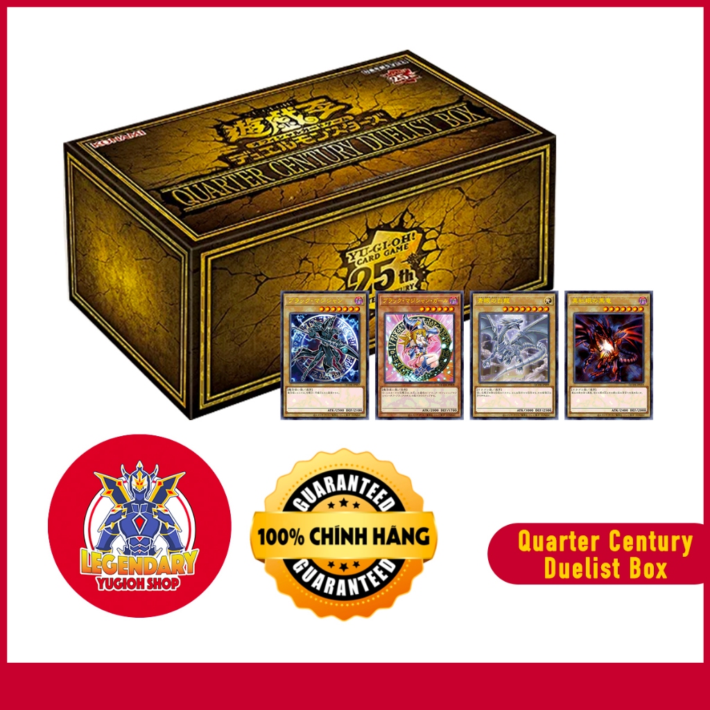 [FULL BOX] Siêu Phẩm Cuối Năm 2023 Độc Quyền Tiếng Nhật - Quarter Century Duelist Box - QCDB ...