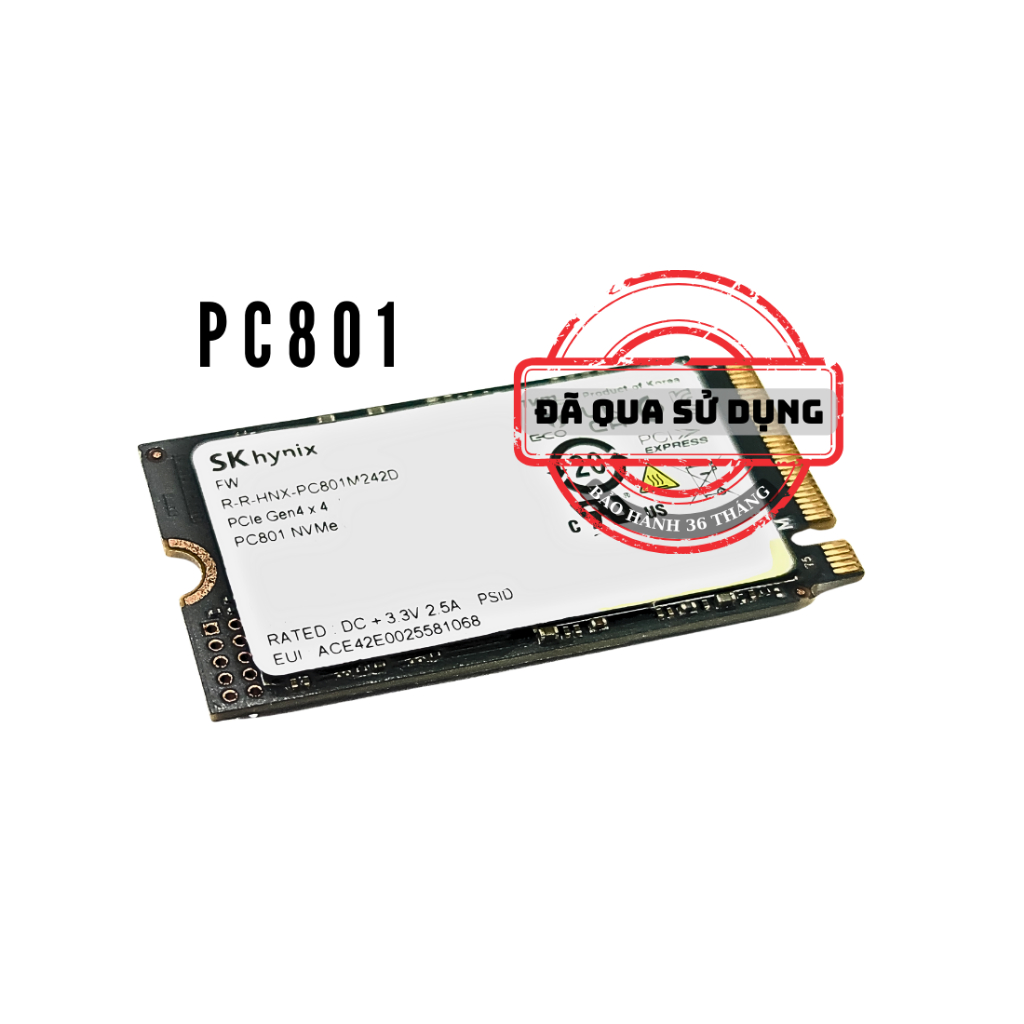 Ổ cứng SSD Hynix BC901/PC801 512GB / 1TB / 2TB M2 2230 M2 2242 PCIe Gen ...