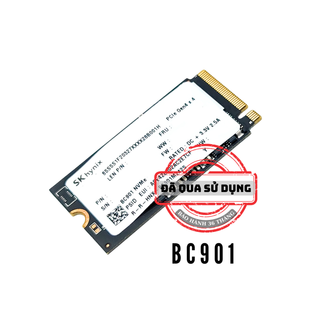 Ổ cứng SSD Hynix BC901/PC801 512GB / 1TB / 2TB M2 2230 M2 2242 PCIe Gen ...