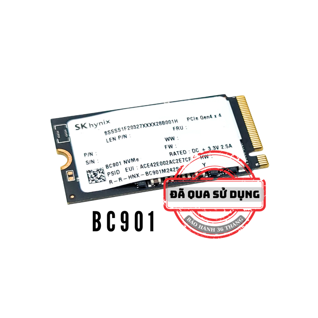 Ổ cứng SSD Hynix BC901/PC801 512GB / 1TB / 2TB M2 2230 M2 2242 PCIe Gen ...