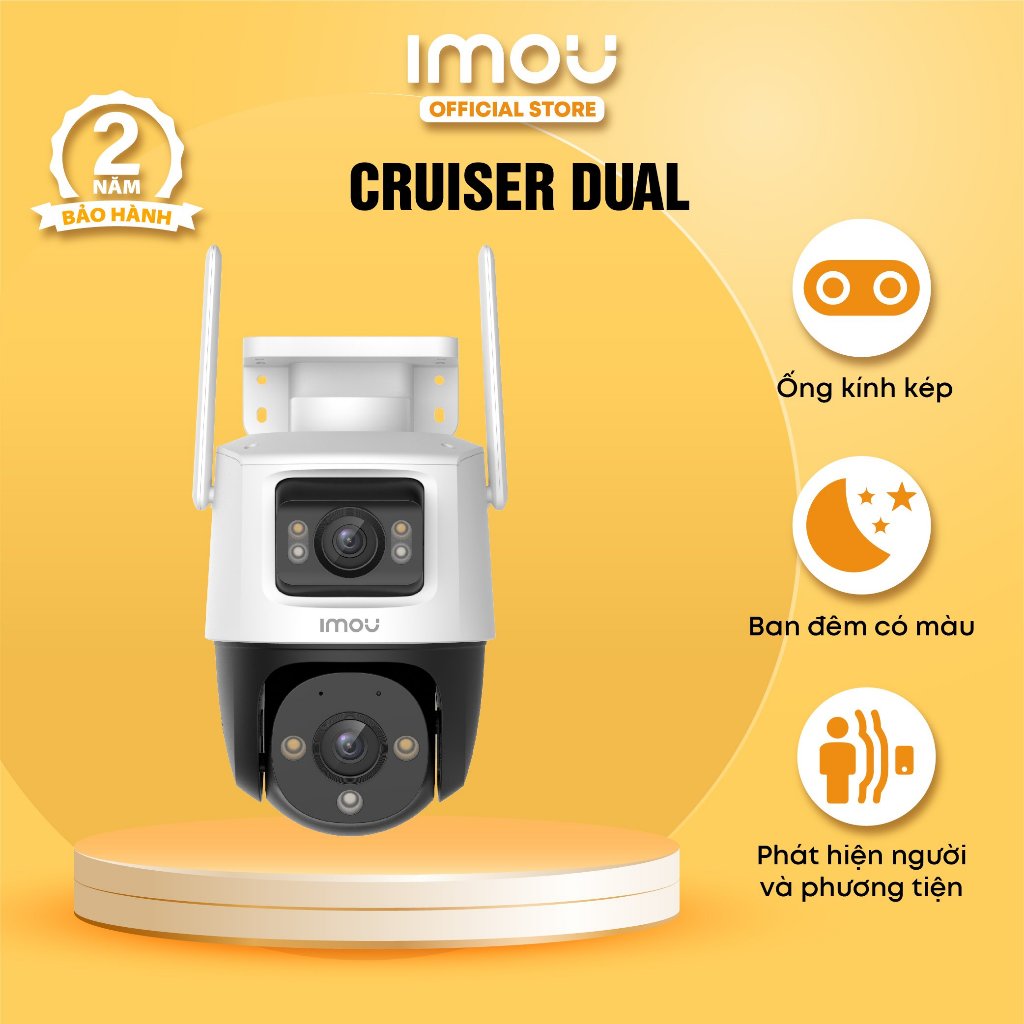 Camera Wifi ngoài trời 2 mắt Imou Cruiser Dual I 6MP/10MP I IPC-S7XP ...