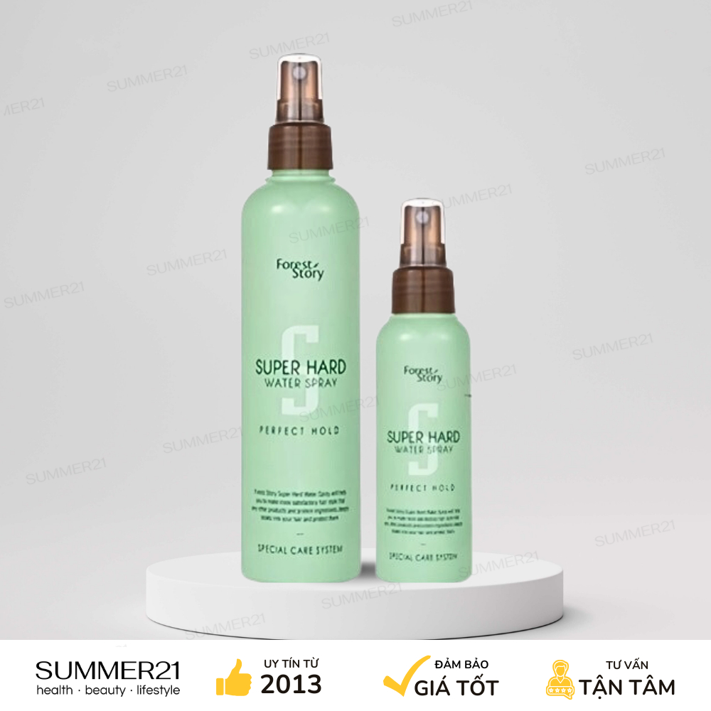 [TRẢ ORDER DƯ] Keo xịt tóc cố định tóc FOREST STORY SUPER HARD WATER ...