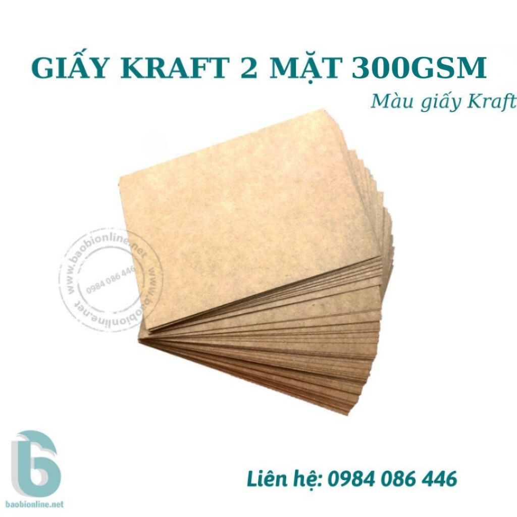 [GIẤY KRAFT] 10 TỜ GIẤY KRAFT 2 MẶT KHỔ (A4) | GIẤY KRAFT ĐỊNH LƯỢNG ...