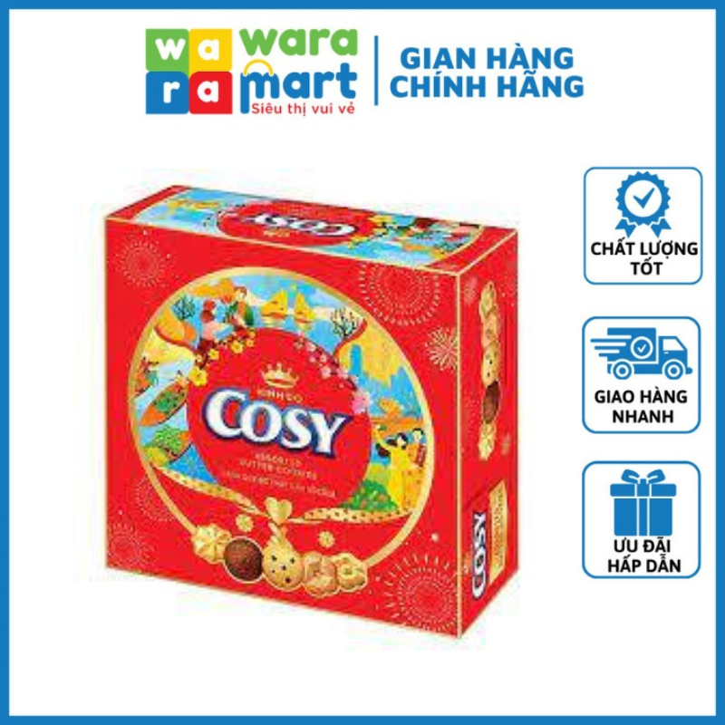 1 HỘP Bánh Quy Bơ Thập Cẩm Cosy Socola Hộp Thiếc 378G | Shopee Việt Nam