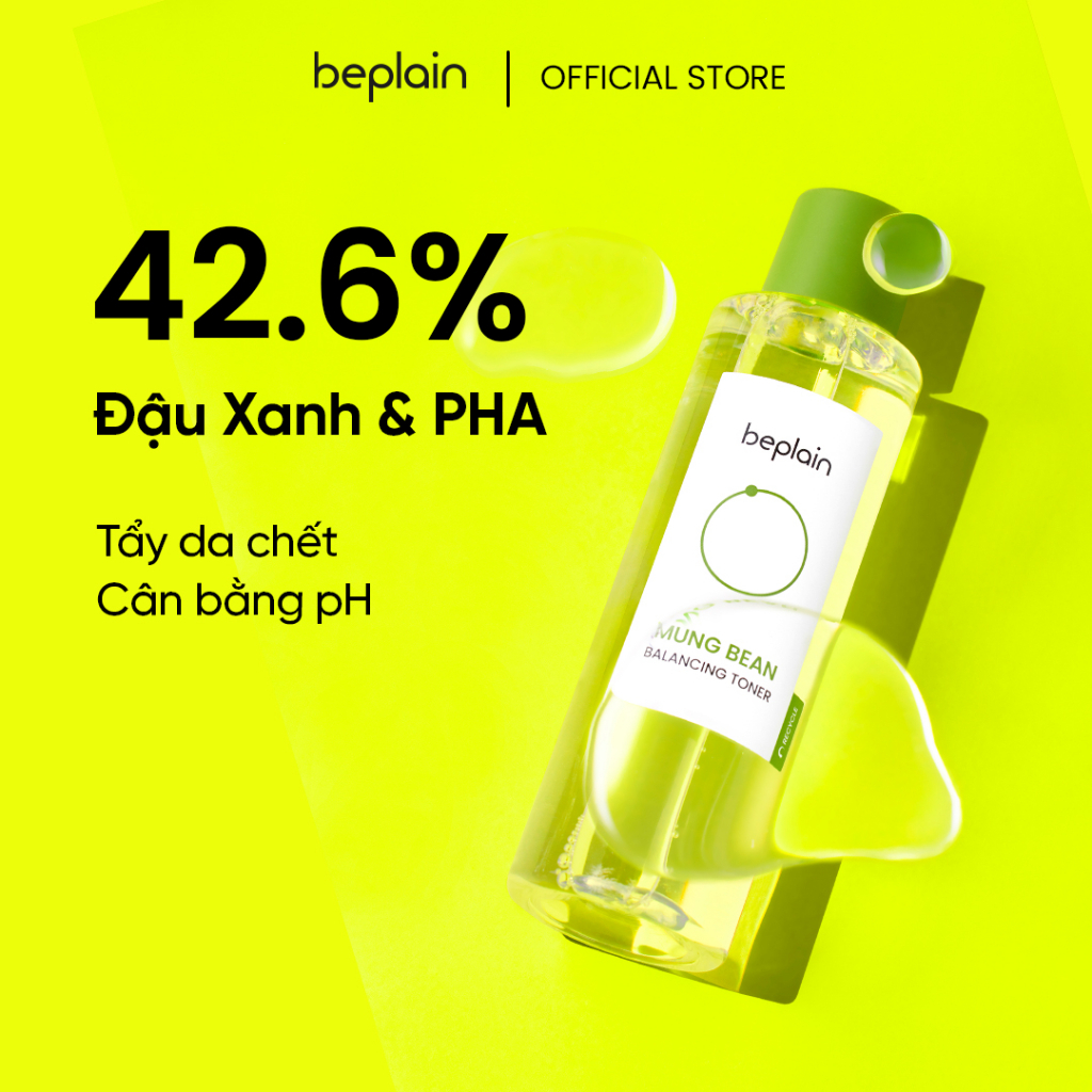 Toner BEPLAIN chứa PHA làm sạch dịu nhẹ và cân bằng độ pH cho da ...