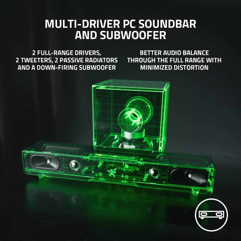 Loa Razer Leviathan V2 | PC Gaming Soundbar with Subwoofer (Loa Gaming ...