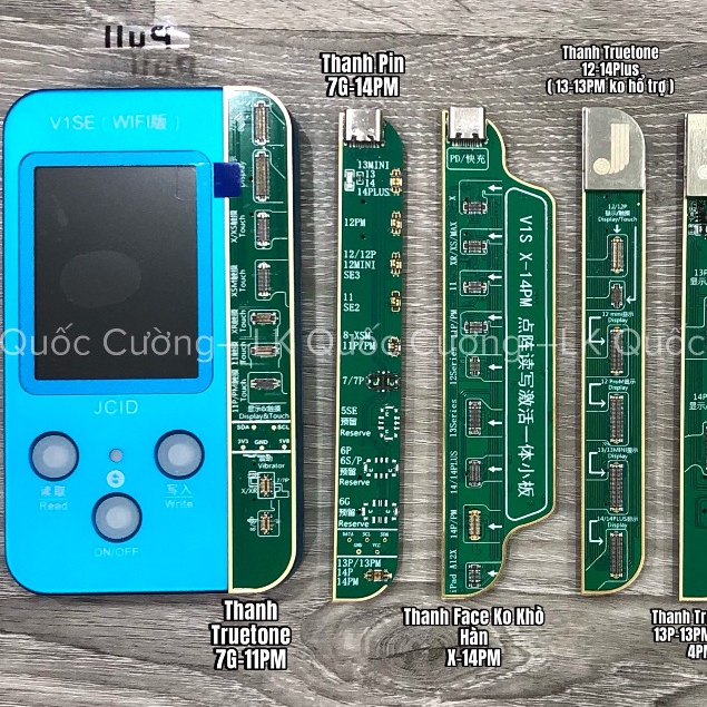 Box fix thông tin JC V1SE (Thanh Trutone/ Pin/ Face/ Rung/ Cảm biến ...