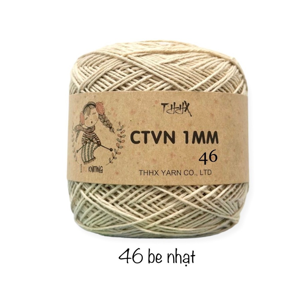 Sợi CTVN 1mm 100gr màu 1-85 hàng THHX( sợi cotton việt nam) -FULL BẢNG ...
