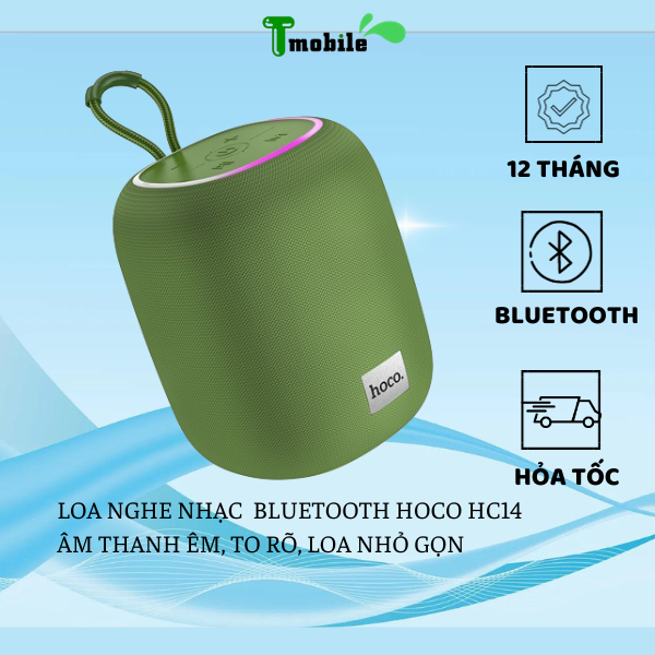 Loa Blutooth Hoco HC14, Loa nghe nhạc, Loa phát nhạc | Shopee Việt Nam
