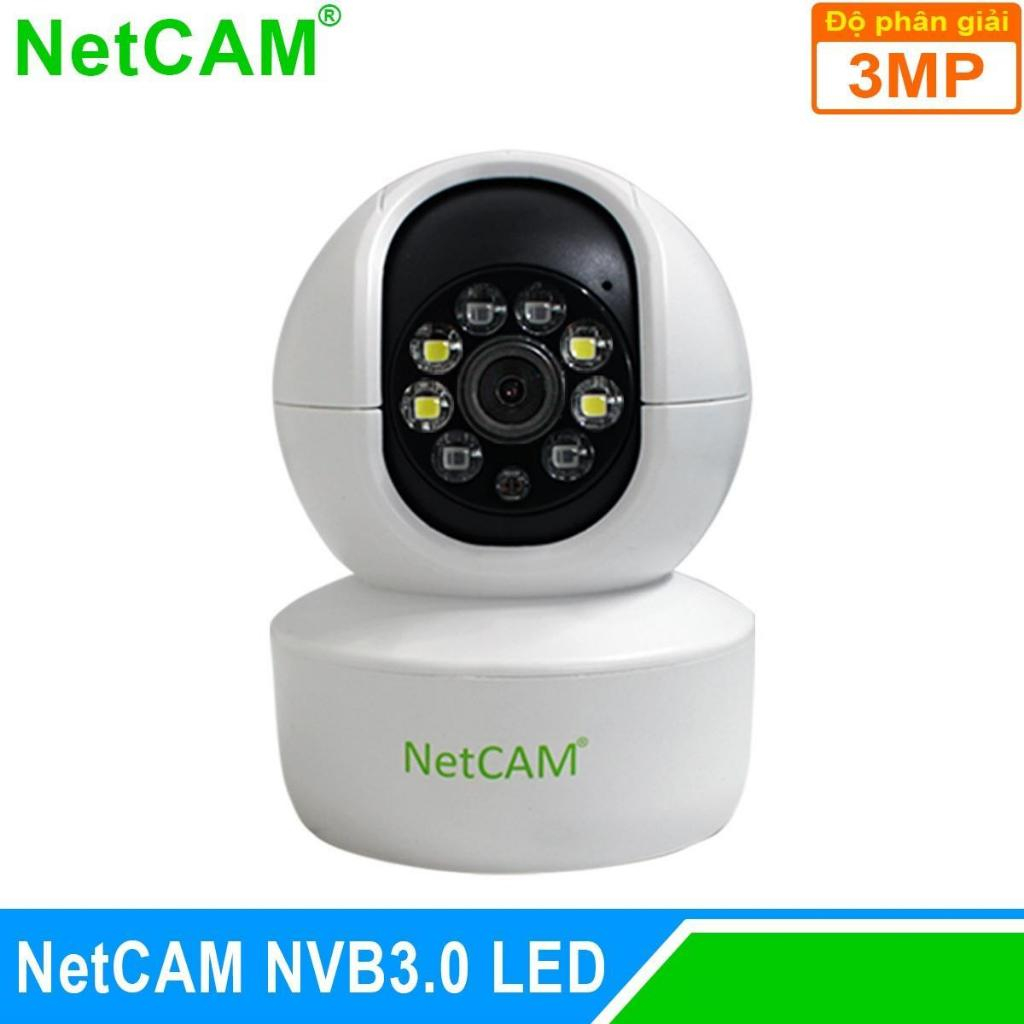 Camera WiFi Trong Nhà NetCAM NVB3.0 (3MP) Có Đèn Led Ghi Hình Màu Ban ...