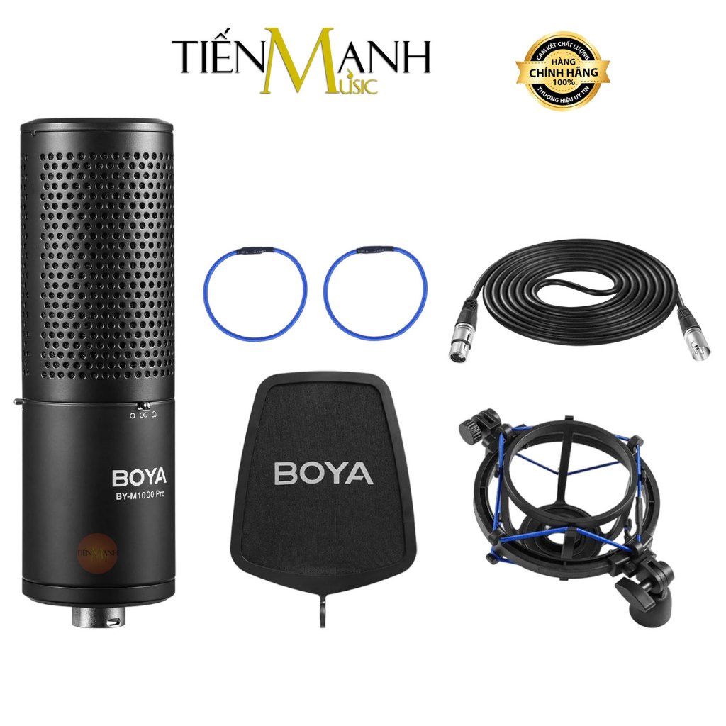 Micro Boya BY-M1000 Pro Mic Thu Âm Condenser Livestream, Phòng Studio ...