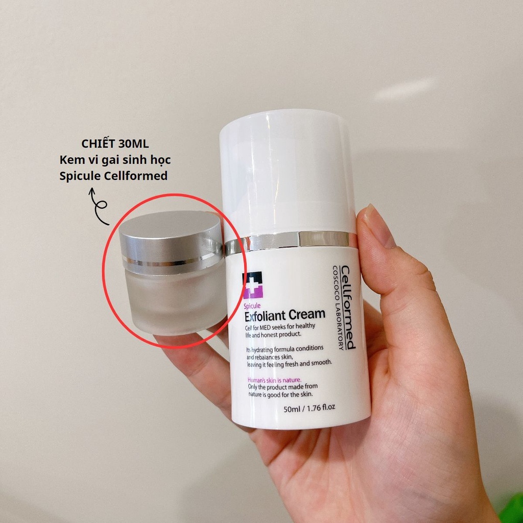 [Chiết 30ml] Kem vi gai sinh học tái tạo dưỡng trắng Spicule Cellformed 50ml | Shopee Việt Nam