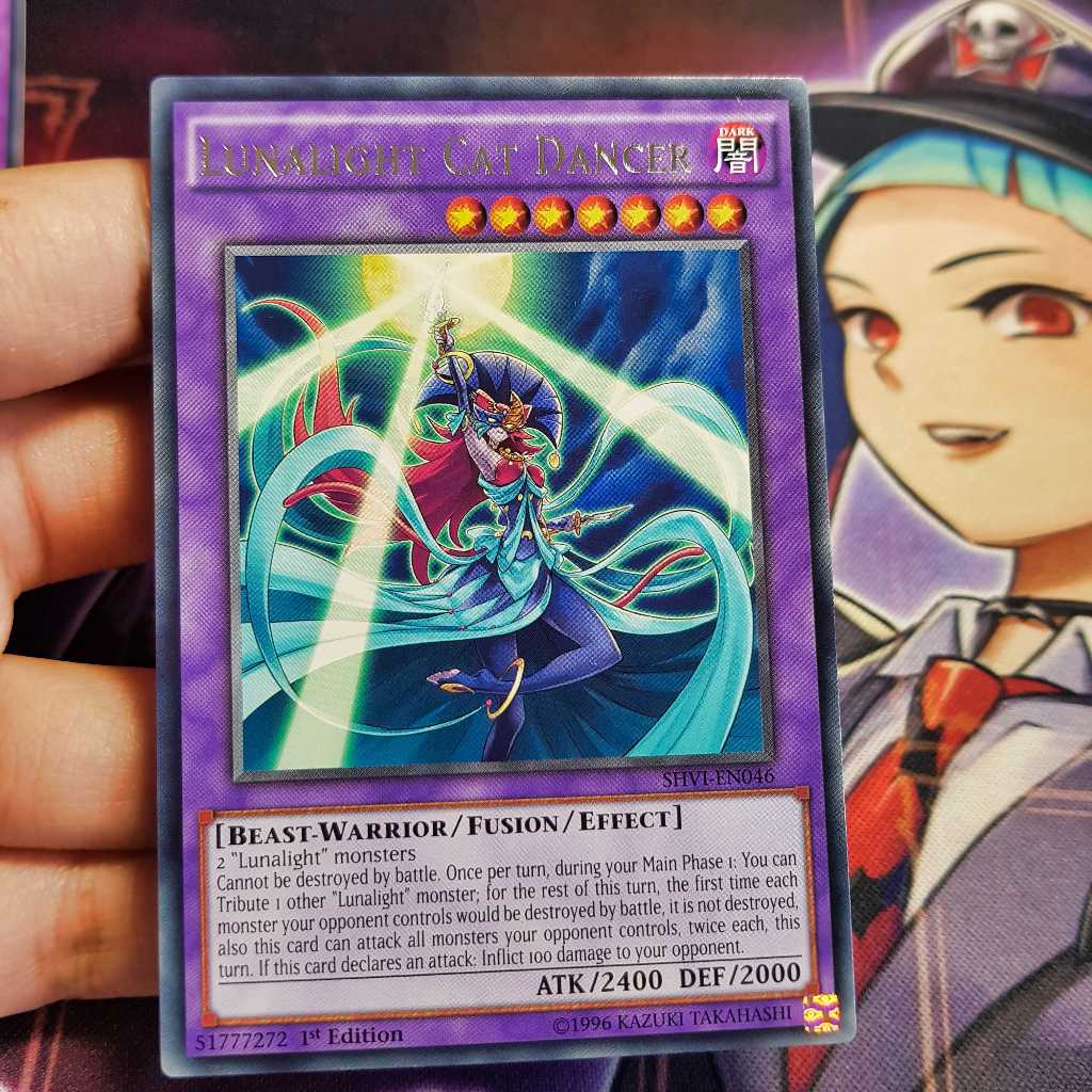 Thẻ bài Yugioh chính hãng | Lunalight Cat Dancer | SHVI Rare. | Shopee ...