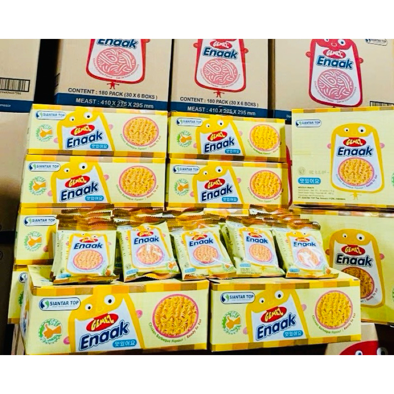 (Thùng 30 gói) Enack mì tôm gà ăn liền trẻ em 480g - Indonesia | Shopee ...