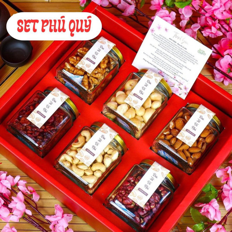 Com bo quà tết Sét Phú Quý Aho Food + lì xì tết | Shopee Việt Nam