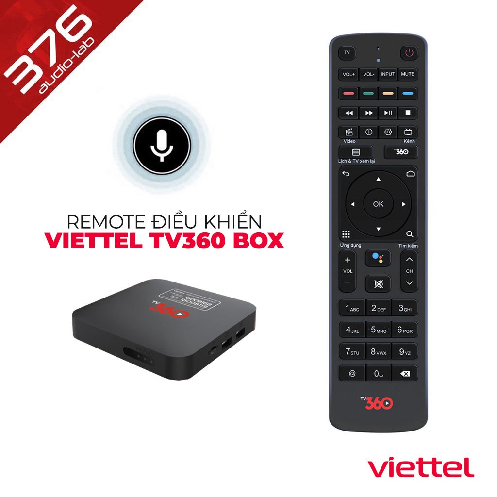 [LOẠI XỊN] REMOTE Điều Khiển Giọng Nói TV360 BOX VIETTEL - Giá Rẻ ...