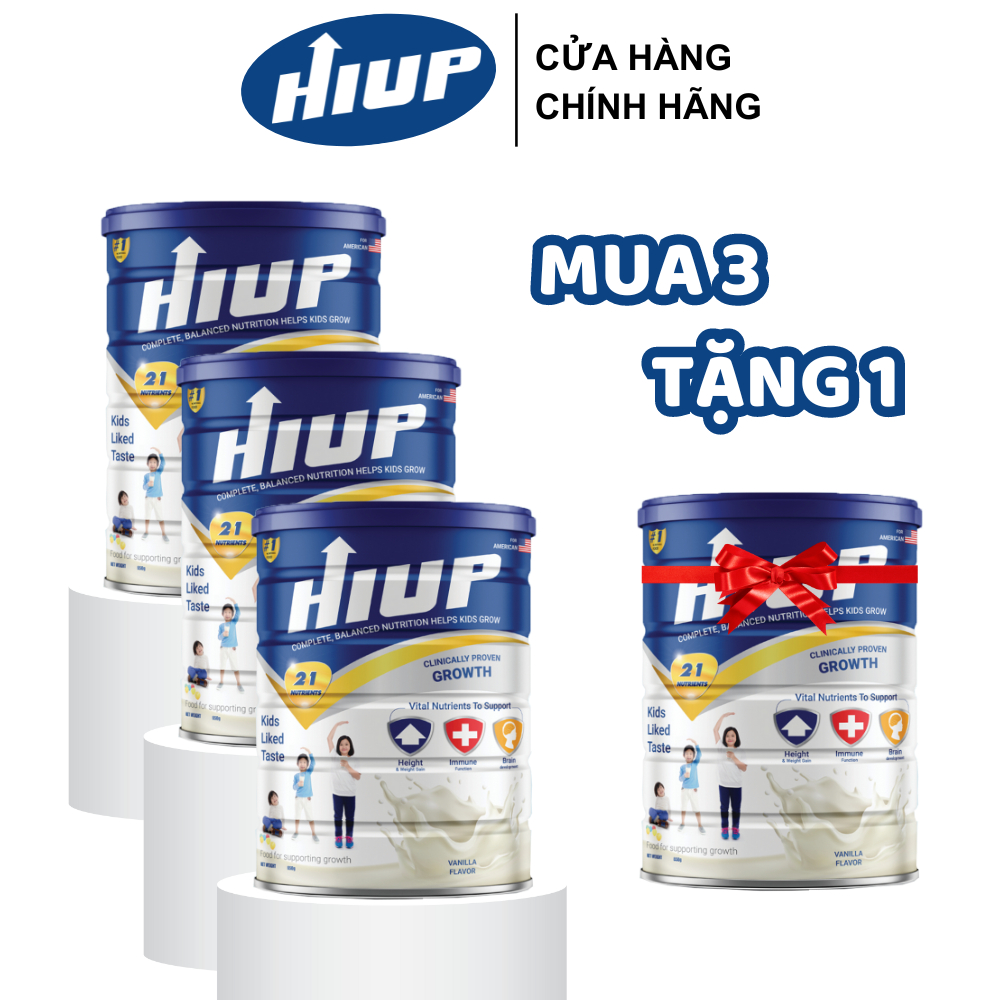Sữa Hiup Tăng Chiều Cao Cho Bé Từ 2 Tuổi Combo Mua 3 Sữa Hiup 650g Tặng ...