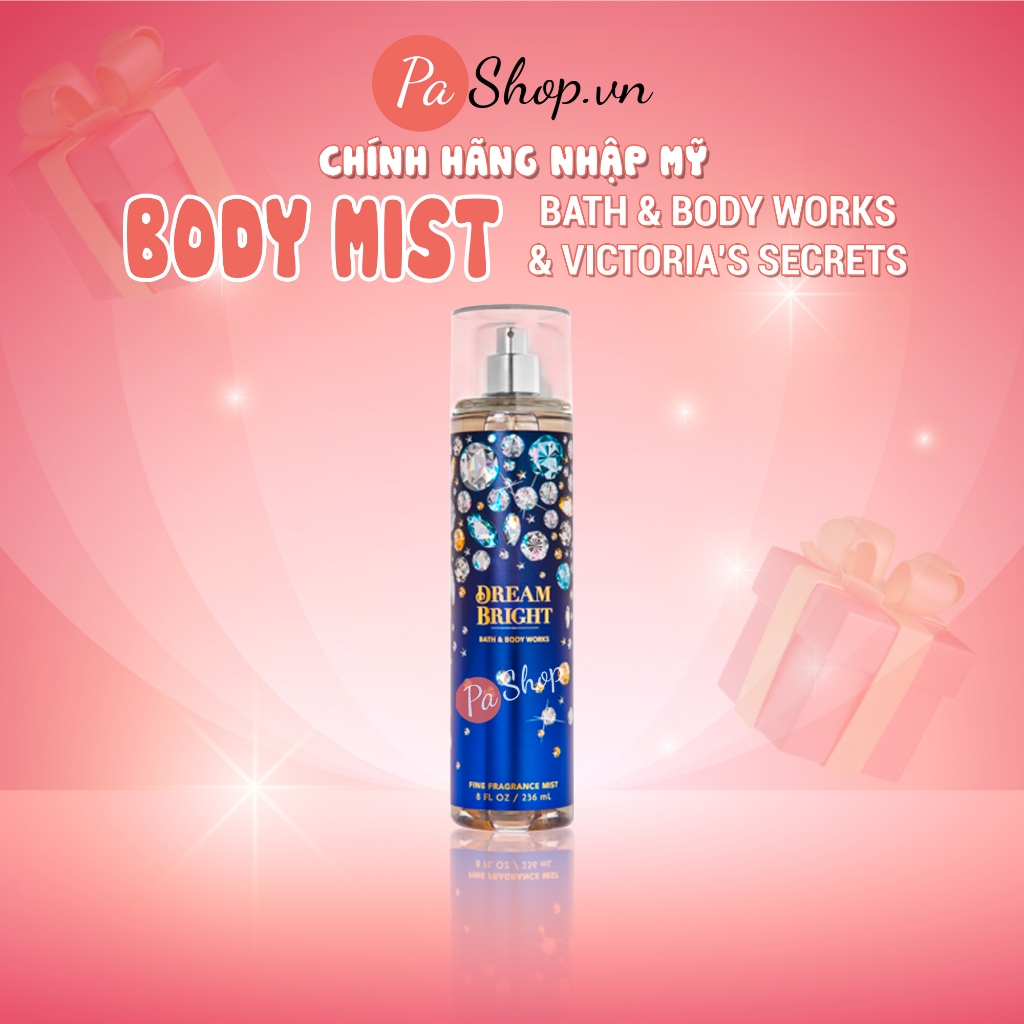 Body mist Dream Bright xịt thơm toàn thân | Shopee Việt Nam
