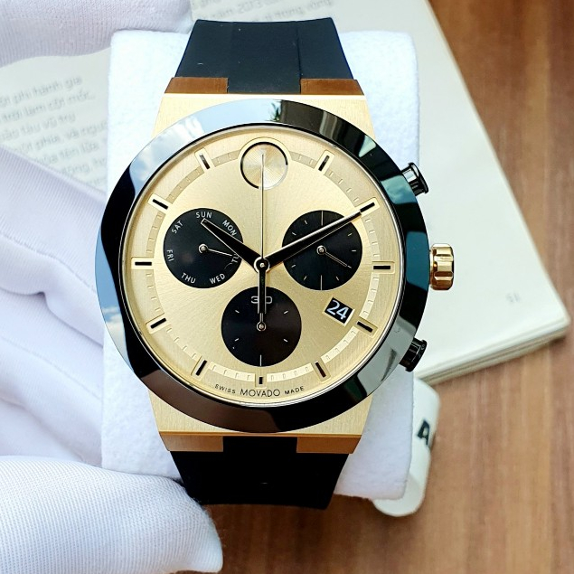 Đồng hồ chính hãng nam Movado Bold Fusion Chronograph Quartz Bronze ...