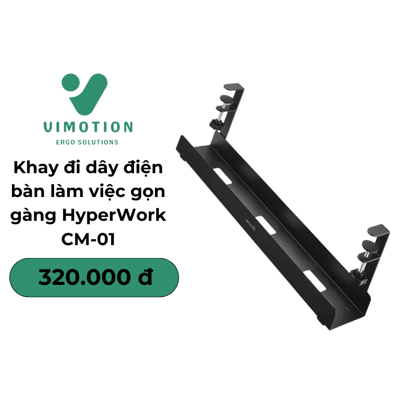 Khay đi dây điện bàn làm việc gọn gàng HyperWork CM-01 kẹp bàn tiện lợi | Shopee Việt Nam