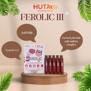 FEROLIC III Ferolic III bổ sung sắt, acid Folic cho cơ thể | Shopee ...
