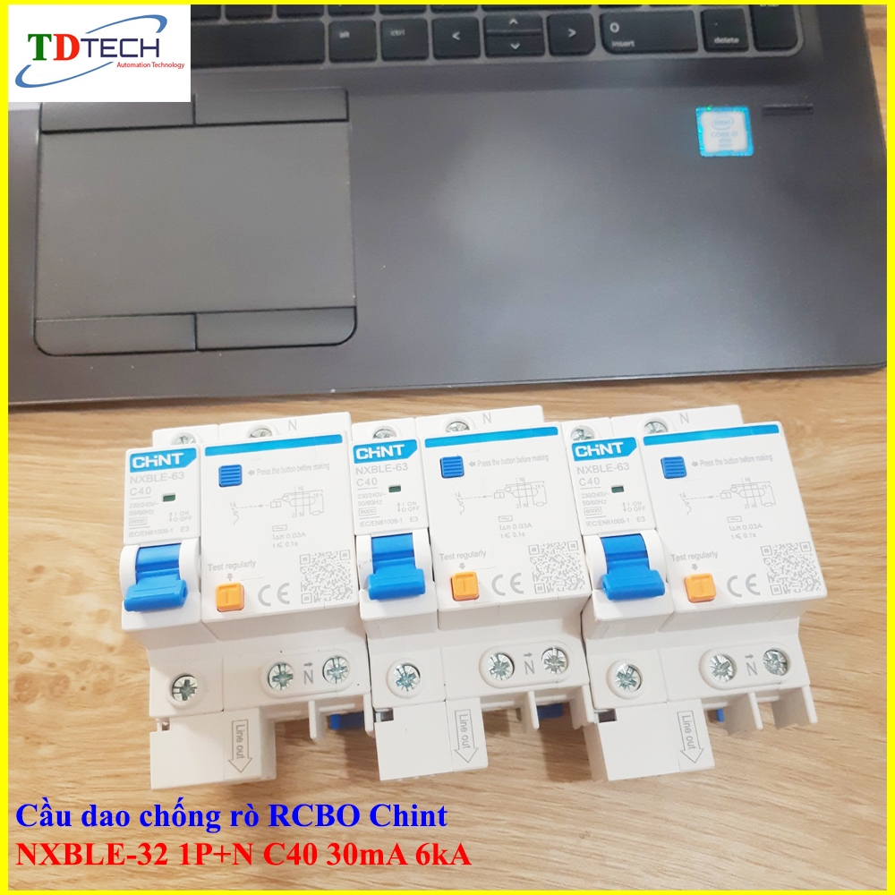Cầu dao chống dòng rò kết hợp bảo vệ quá tải, ngắn mạch NXBLE-63 C40 1P + N 30mA | Shopee Việt Nam
