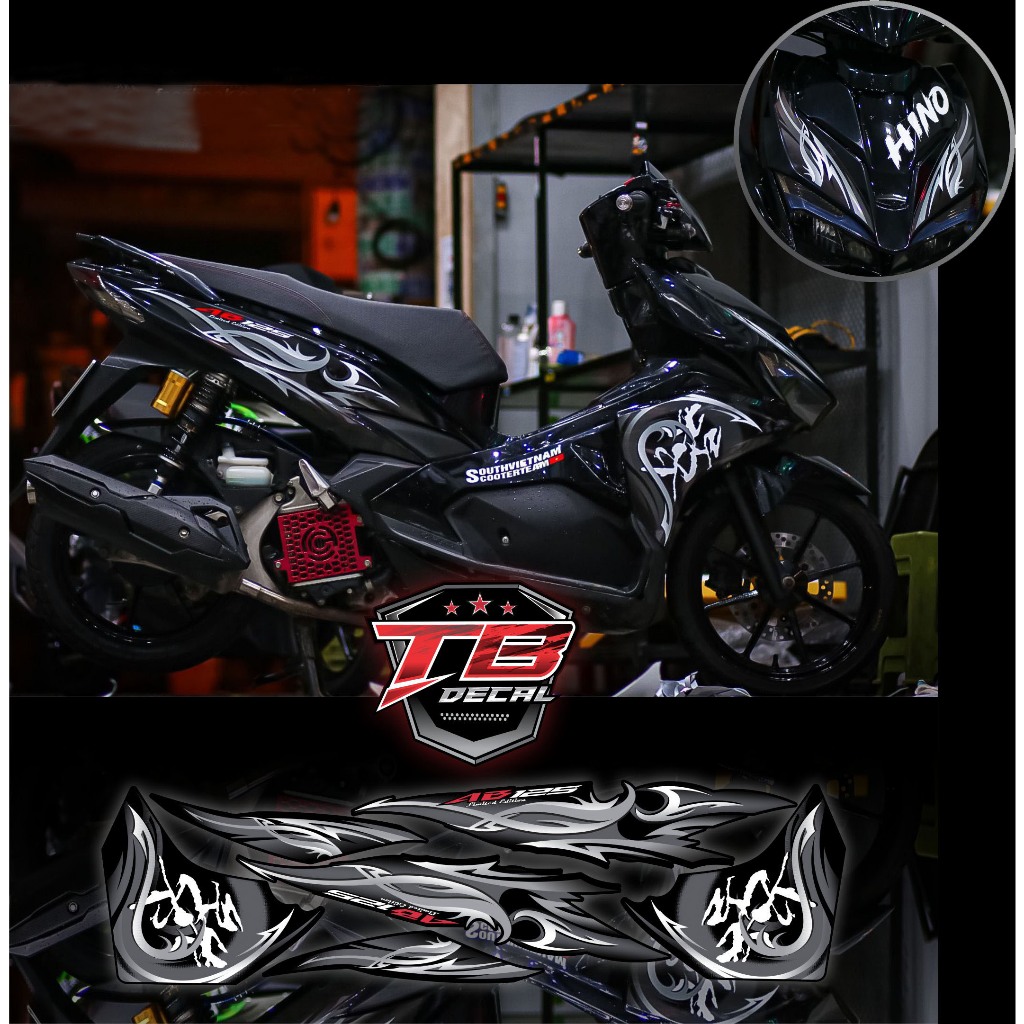 Tem AB 2016-2019 Đen chữ tàu | Shopee Việt Nam