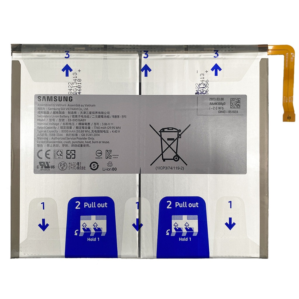 Pin Máy tính bảng Samsung Galaxy Tab S9 FE Wi-Fi / Pin Samsung Galaxy ...