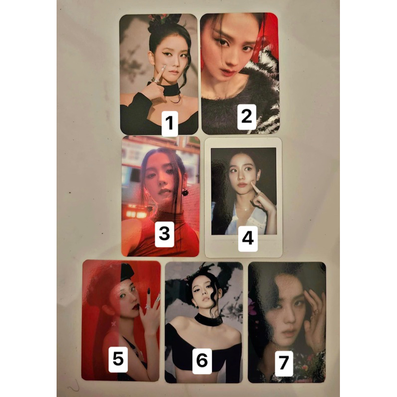 [HÀNG CÓ SẴN] [OFFICIAL] BỘ SƯU TẬP THẺ BÀI CARD BO GÓC BLACKPINK JISOO ...
