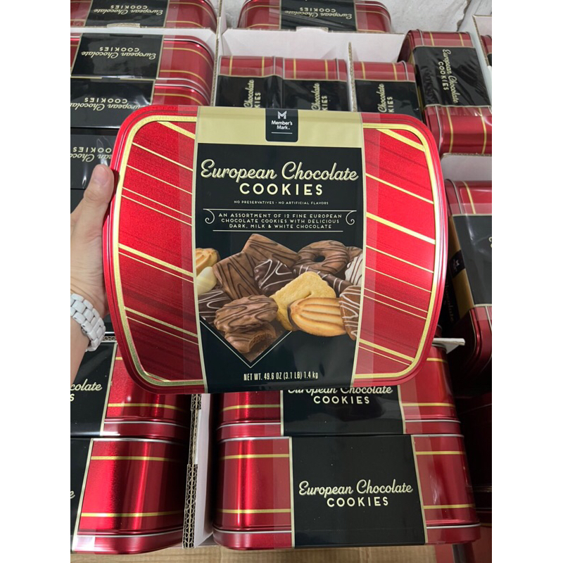 🌼🍪🧉[HSD 08/2025]Bánh Quy Chocolate Member’s Mark European Shortbread ...