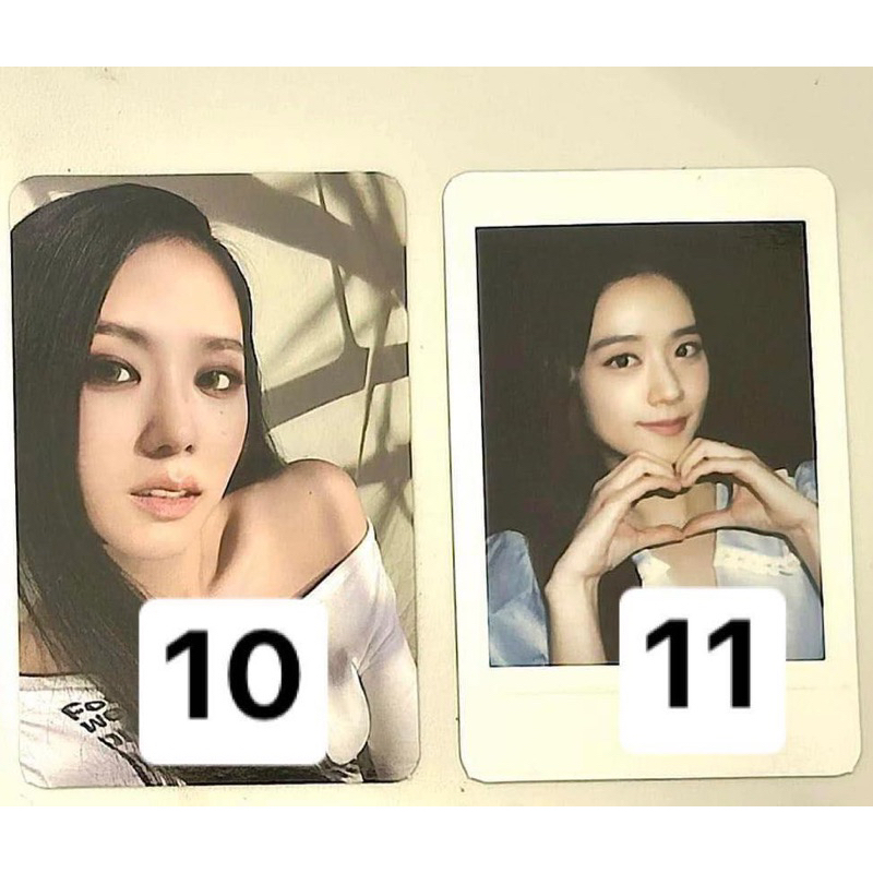 [HÀNG CÓ SẴN] [OFFICIAL] BỘ SƯU TẬP THẺ BÀI CARD BO GÓC BLACKPINK JISOO ...