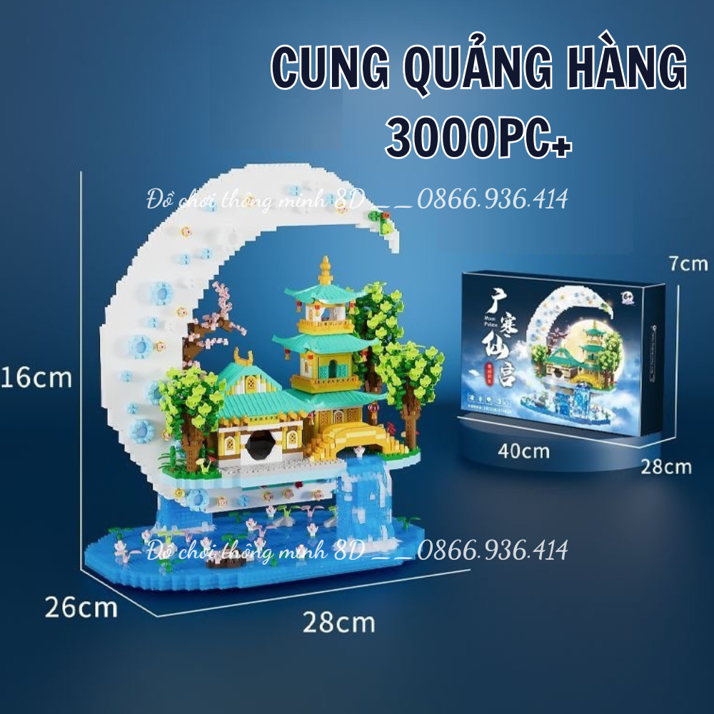 [Tặng đèn+búa] Mô hình lắp ráp Lego Vạn Lý Trường Thành, Lego lâu đài ...
