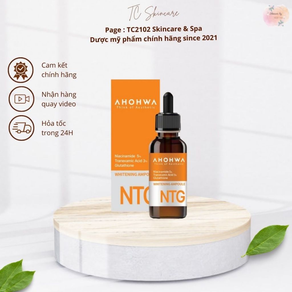 Tinh chất dưỡng trắng da , chống lão hóa NTG TRANEXAMIC 3% AMPOULE ...