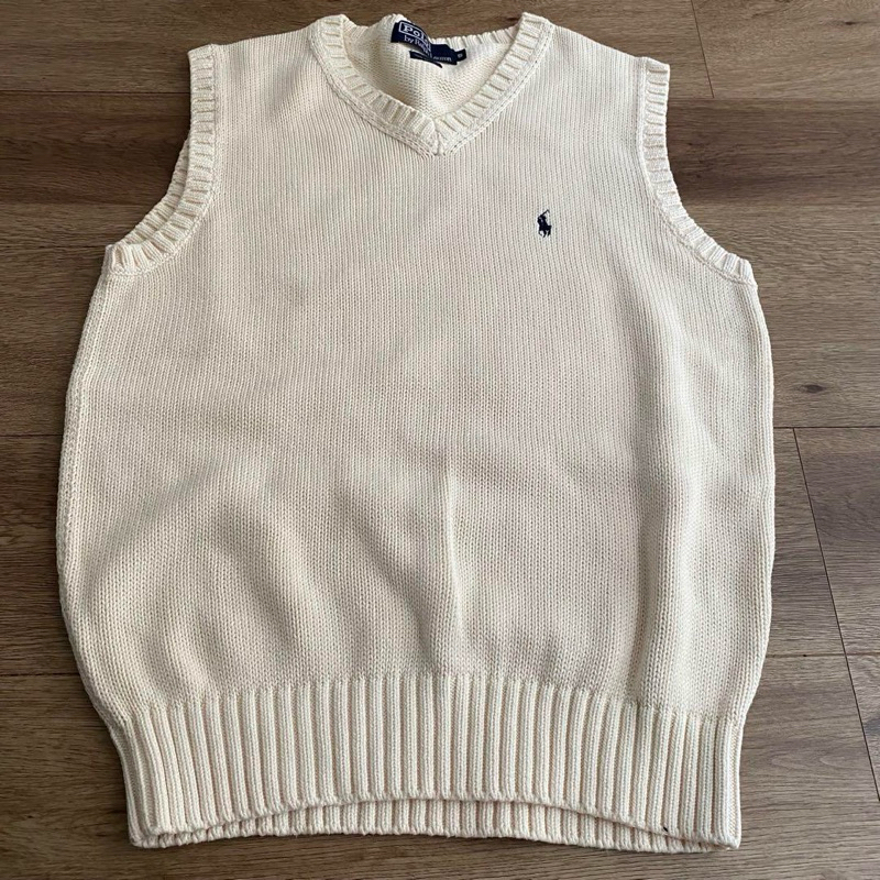 [ Chính hãng - đọc mô tả ] Áo gile len POLO RALPH LAUREN tag nhật ...