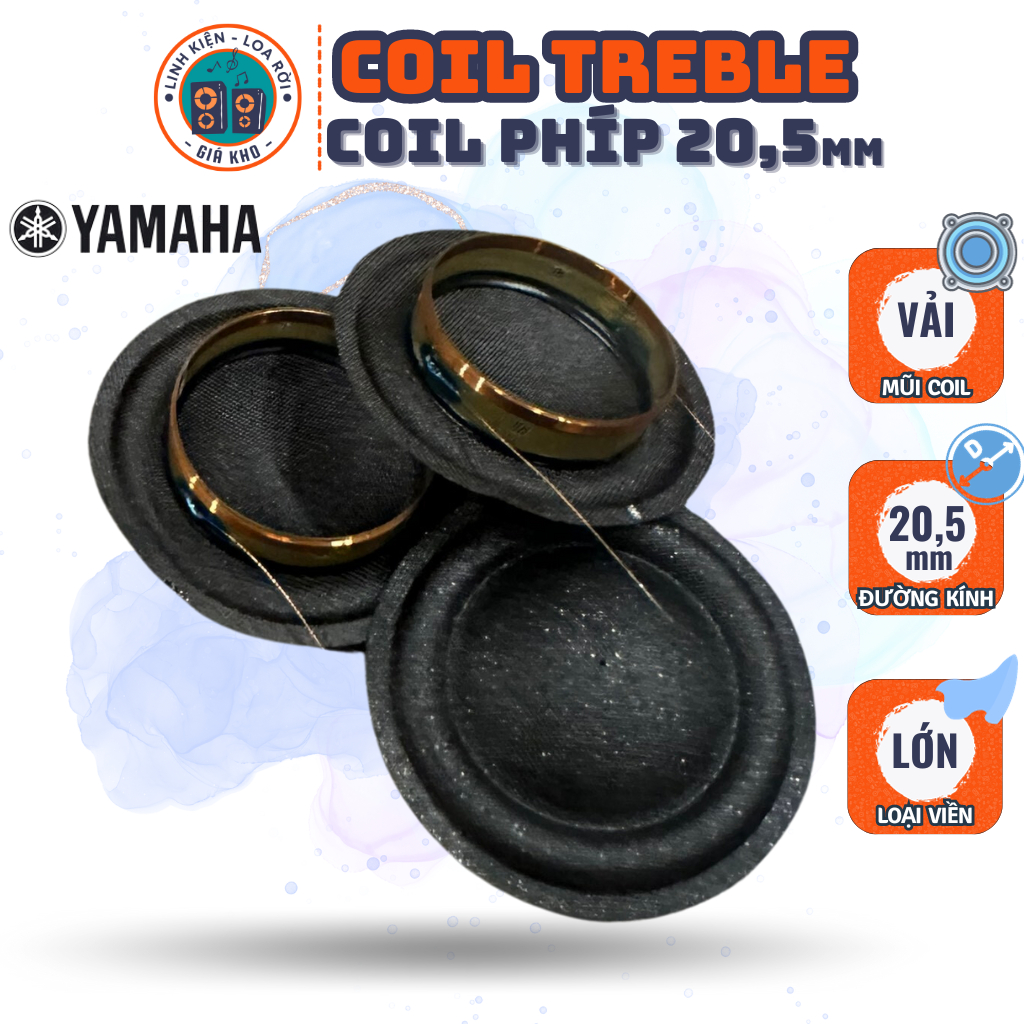Coil Treble 20,5 - Coil phíp vải lụa Loa Chép Yamaha | Shopee Việt Nam