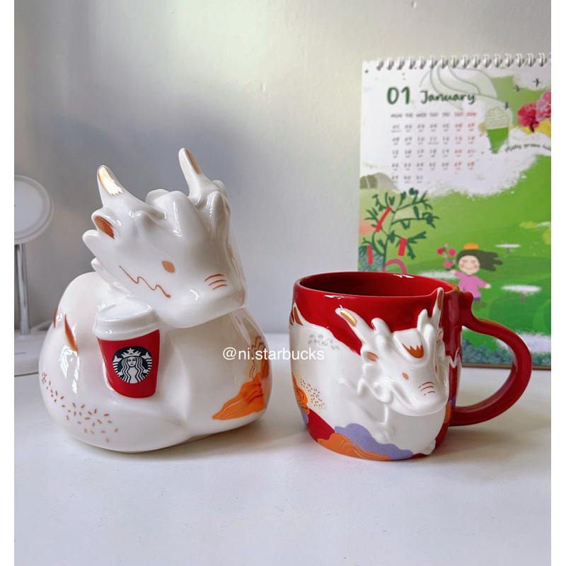 [CHÍNH HÃNG] LY MUG SỨ Dragon 2024 STARBUCKS VIETNAM | Shopee Việt Nam