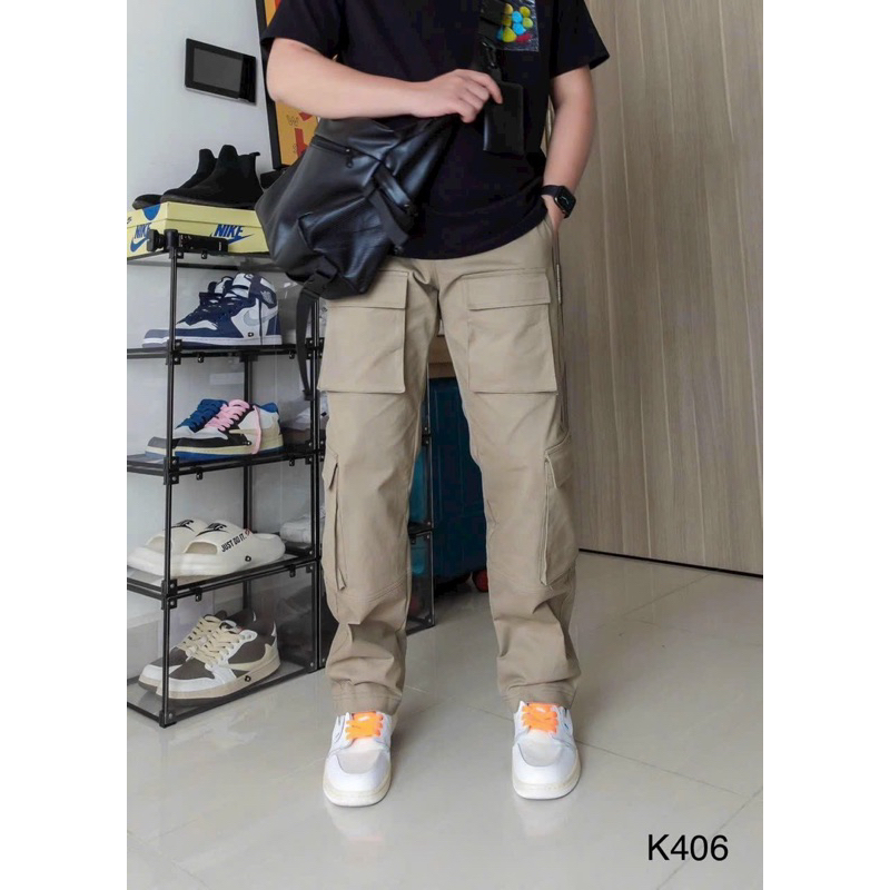 Quần túi hộp cargo pants K408 (4 màu) | Shopee Việt Nam