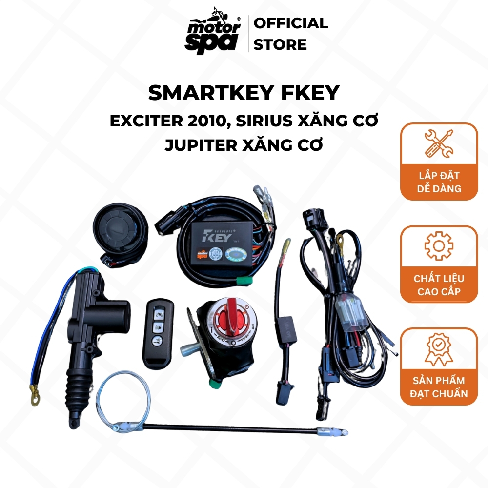 Smartkey Fkey - Exciter 2010, Sirius xăng cơ, Jupiter xăng cơ ...
