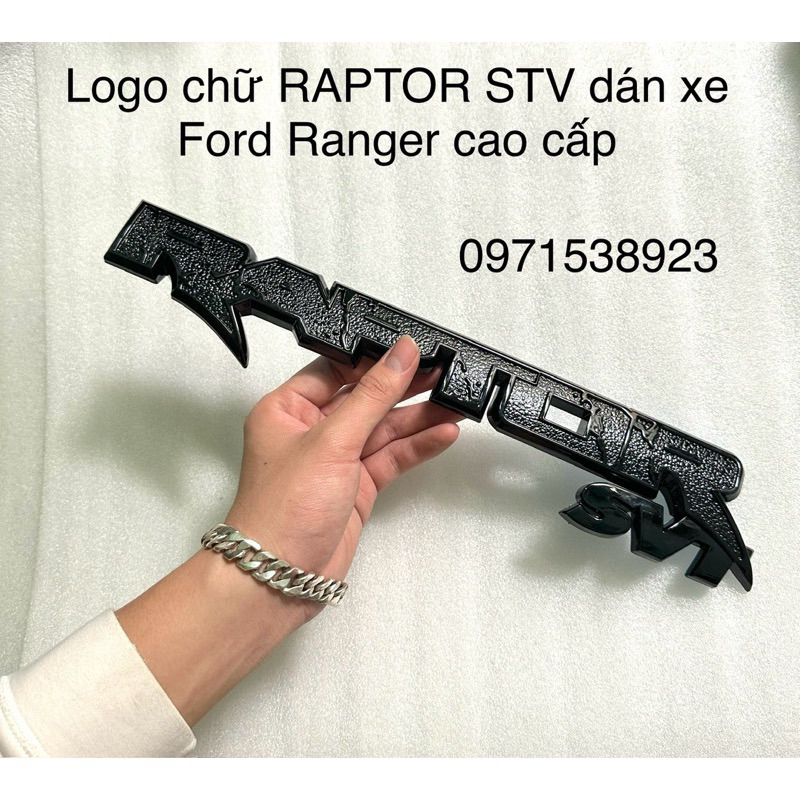 LOGO CHỮ RAPTOR STV CAO CẤP DÁN XE FORD RANGER | Shopee Việt Nam