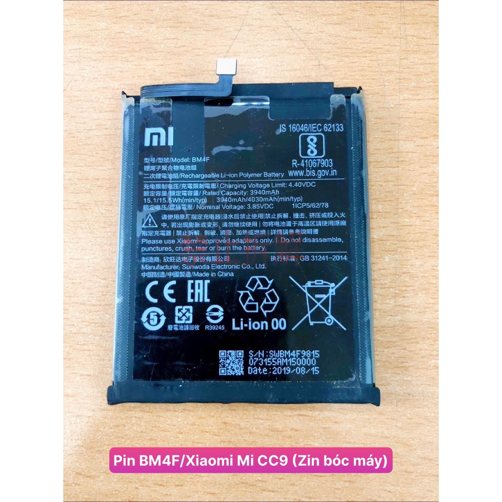 Pin BM4F/Mi CC9/Mi A3 Xiaomi (Hàng bóc máy) | Shopee Việt Nam