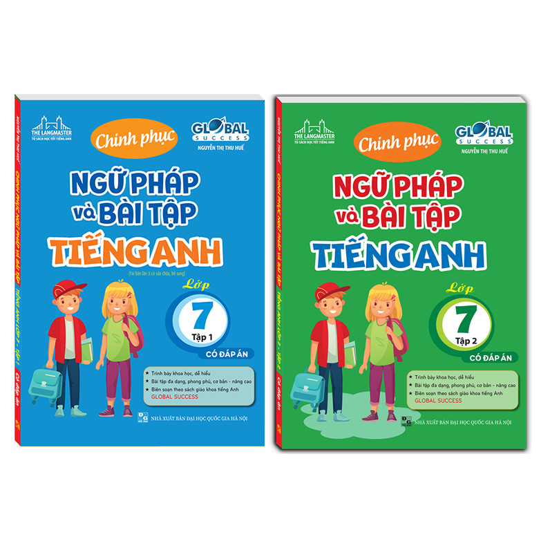 Sách - Combo 2c Global success Chinh phục ngữ pháp và bài tập tiếng anh ...