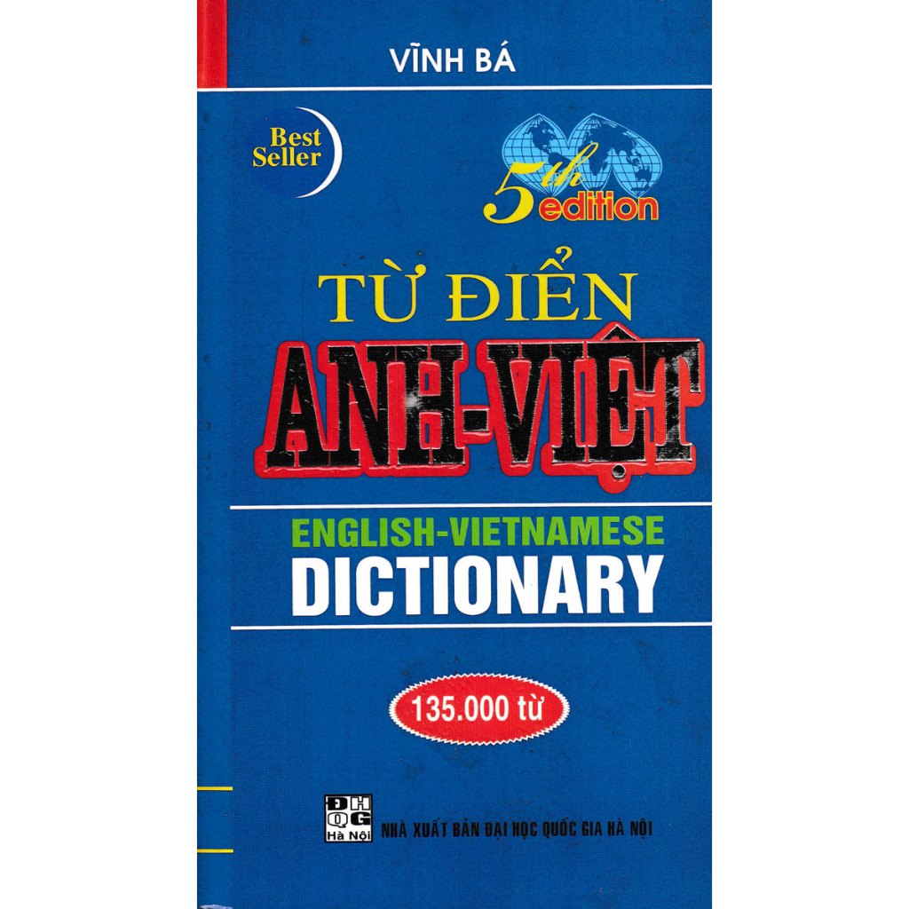 Sách TỪ ĐIỂN ANH - VIỆT 135000 TỪ (BÌA CỨNG) | Shopee Việt Nam