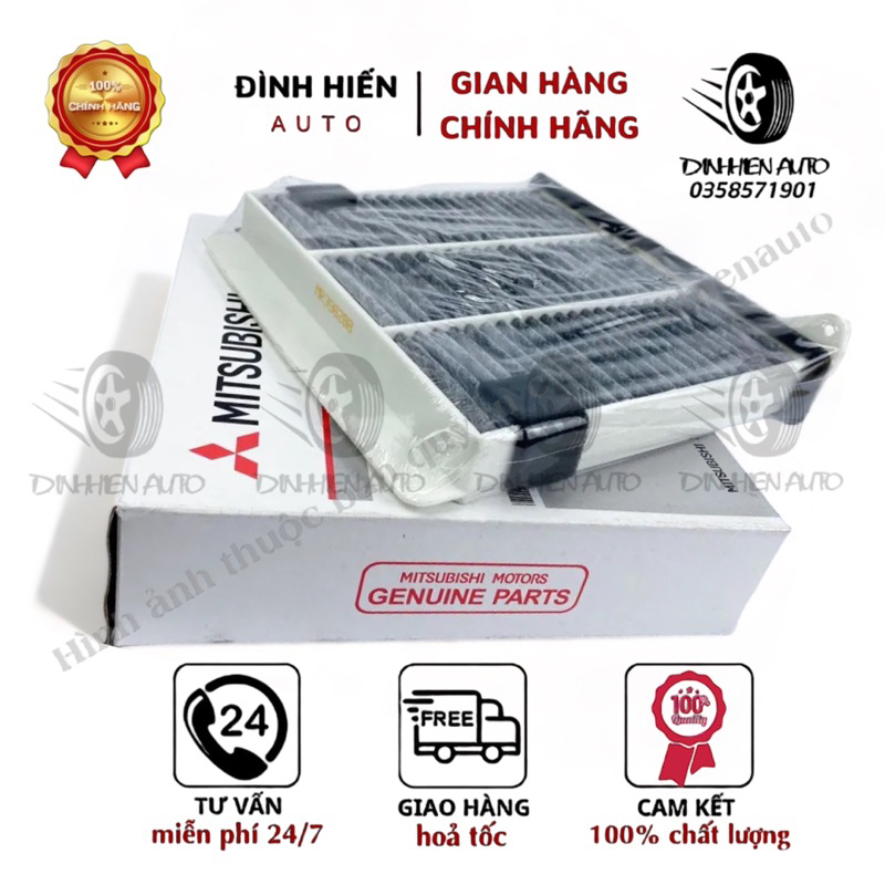 Lọc gió điều hoà, máy lạnh than hoạt tính Triton, Lancer, Grandis ...