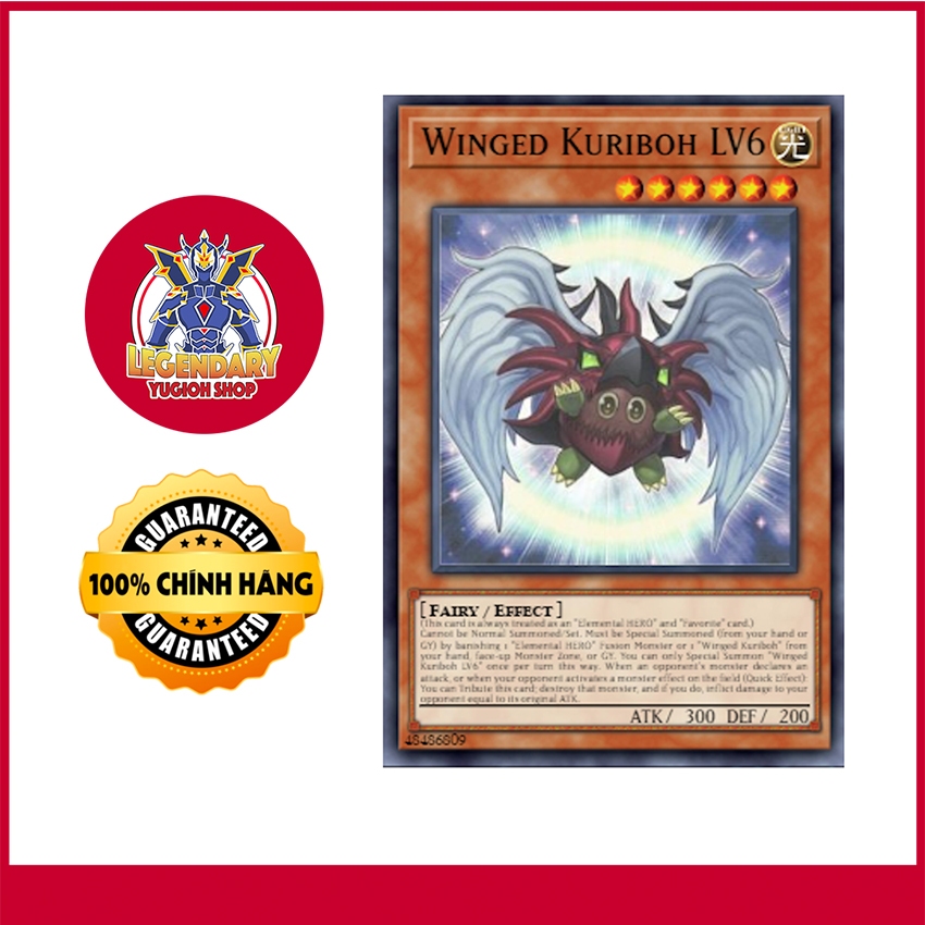 [Thẻ Bài Yugioh Chính Hãng] Winged Kuriboh LV6 | Shopee Việt Nam