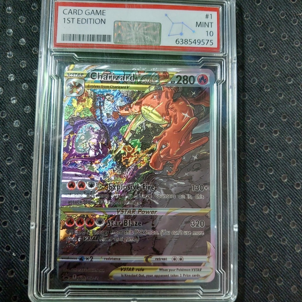 [POKEMON 3D ULTA]Thẻ nhôm Charizard VSTAR SWH262 ong ua dai chien New ...