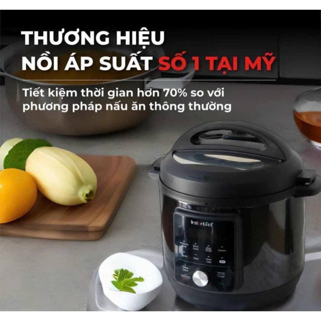 Nồi áp suất điện đa năng Instant Pot 9 in 1 Essential Black Edition 60 ...
