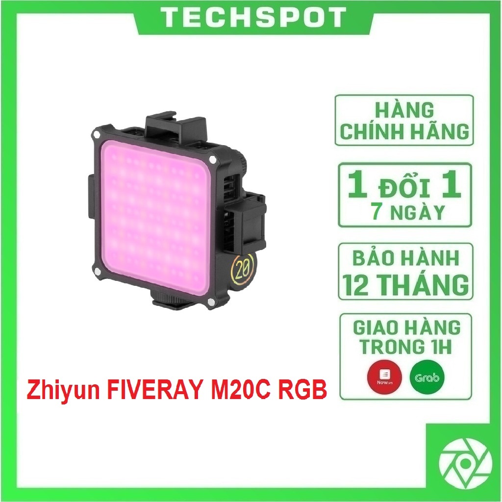 Đèn Zhiyun Fiveray M20C RGB Fill Light | Hàng Chính Hãng | Bảo Hành 12 ...