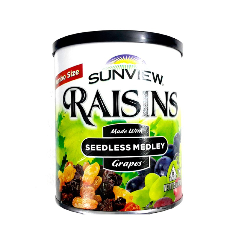 NHO KHÔ MỸ KHÔNG HẠT sunview Raisins Hũ 425g | Shopee Việt Nam